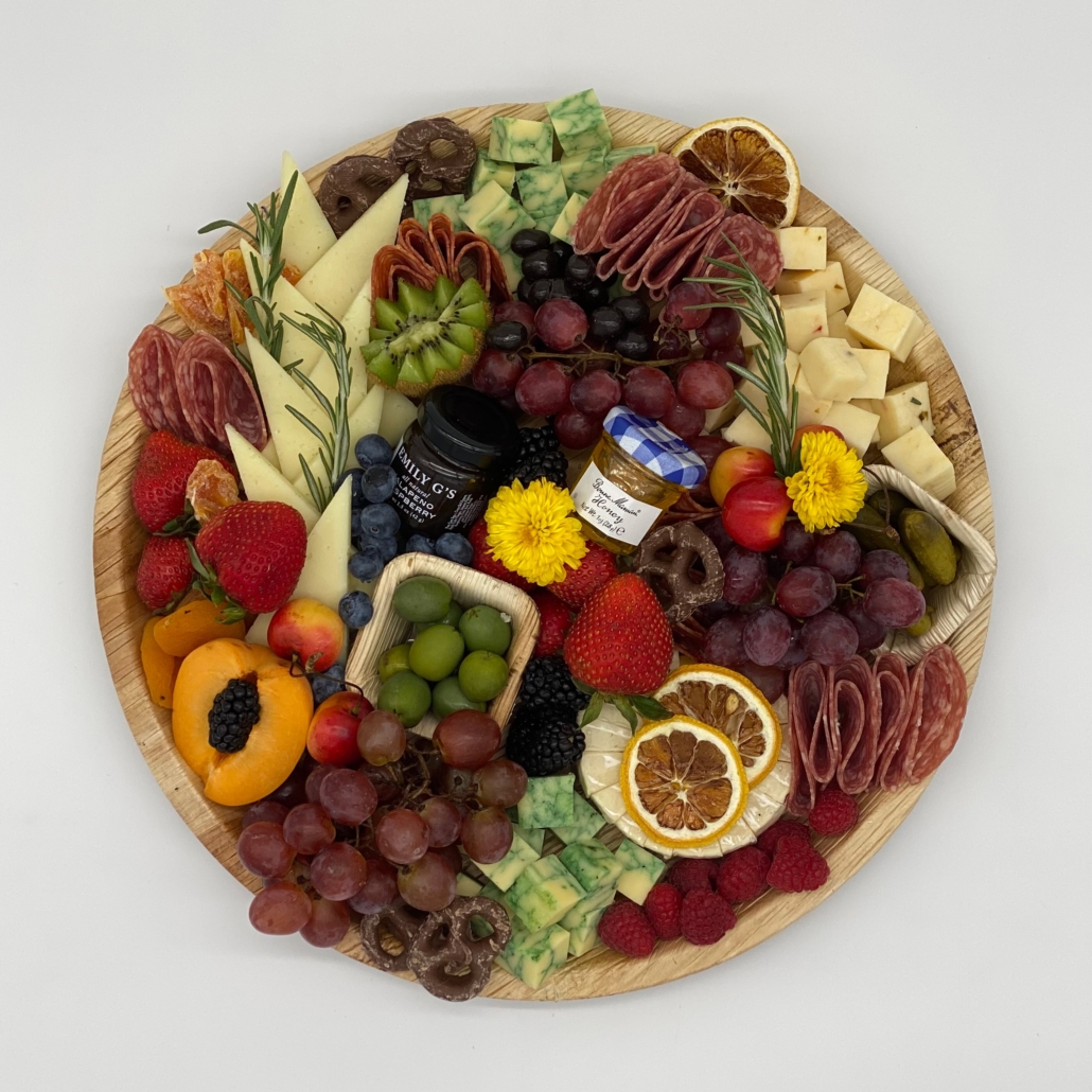 Round Party Platter - Sharecuterie Grazing Boxes and Boards